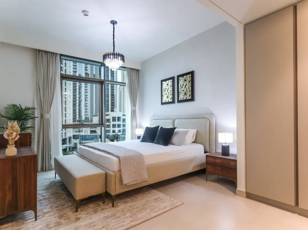 Elite Lux Holiday Homes - Dubai Creek Oasis: 2br Luxe W/ Burj View - Sharjah