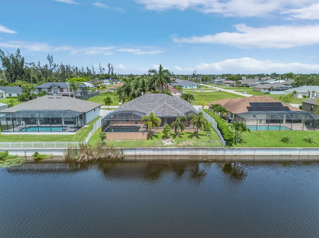 Heated Pool And Entertainment Space - Stunning Coastal Haven - Cape Coral, FL