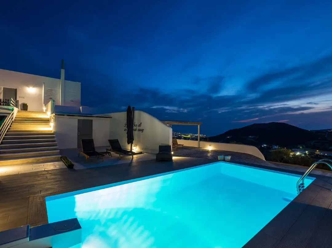 Villa Amphitrite With Amazing Sea View And Private Swimming Pool - Paros