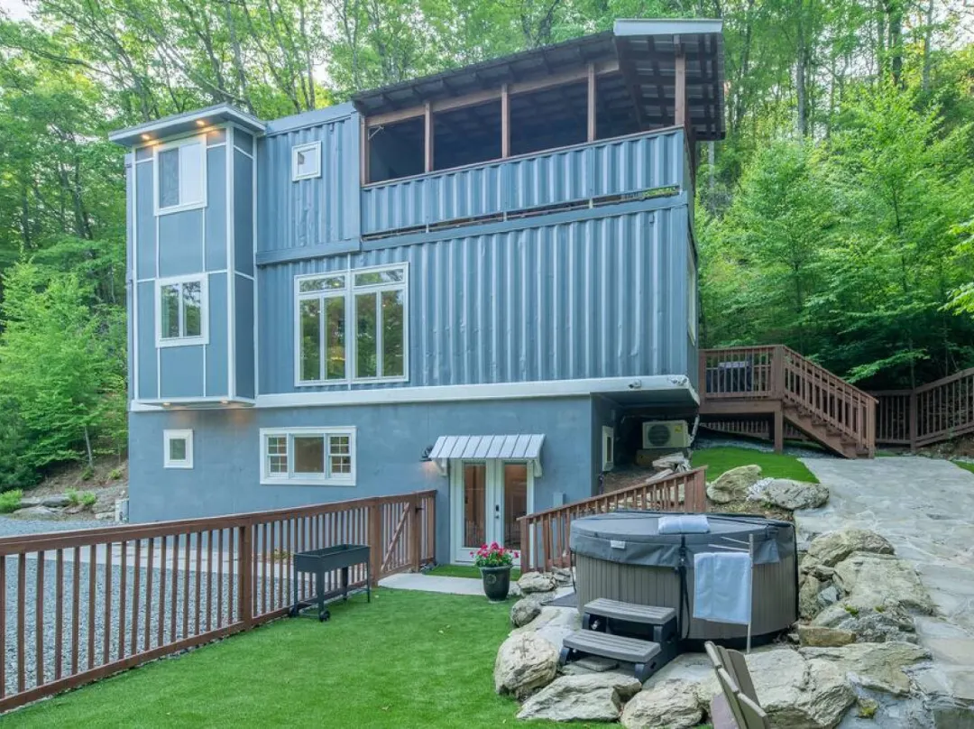 Hot Tub And Fire Pit Retreat In The Mountains - Charming Unique Oasis - 布恩