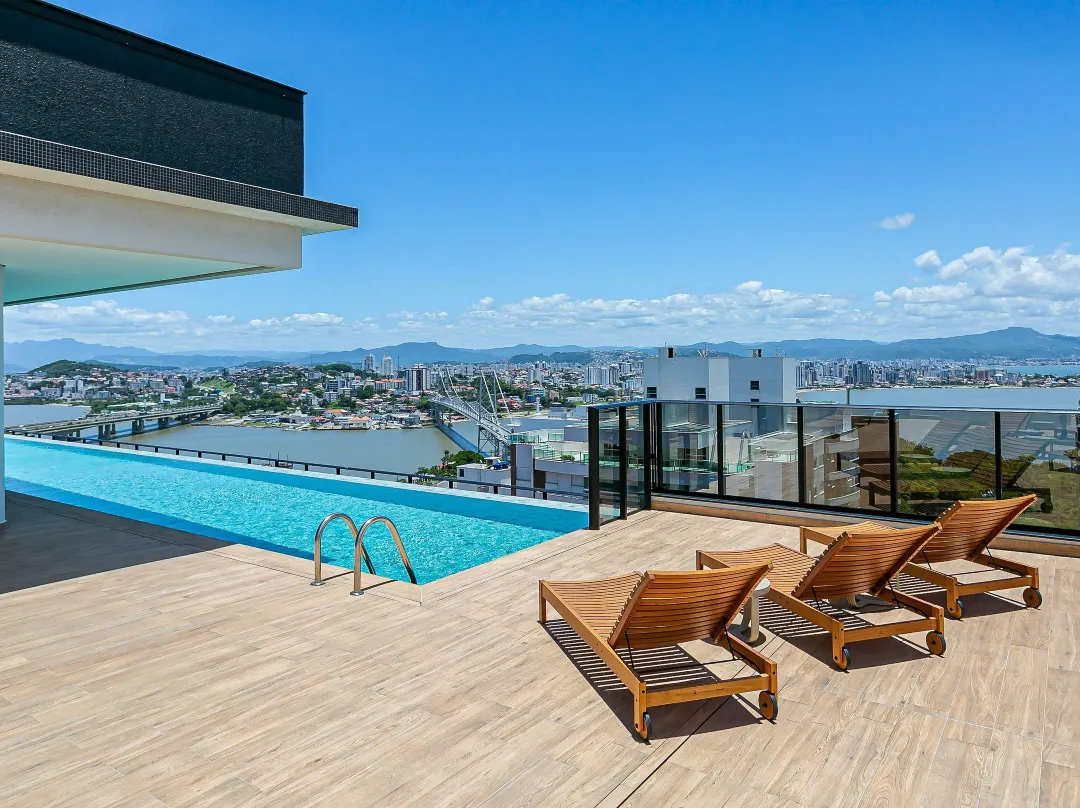 Rooftop Pool With Sea View | Foodhall | Wi-fi 200mb #Toptower - Florianópolis
