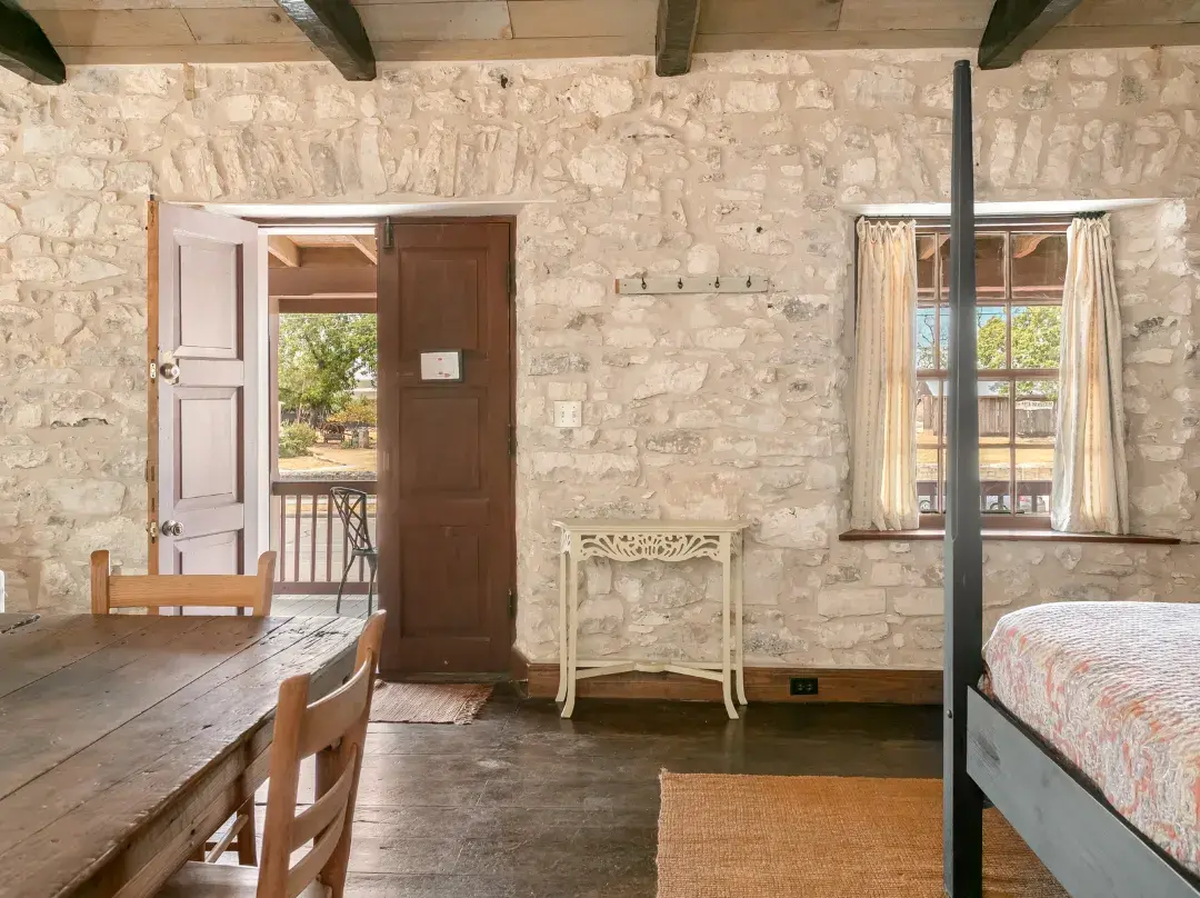 Charming Downtown Retreat - Historic Home Balcony Suite - Fredericksburg, TX