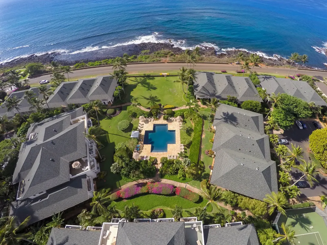 Swimming Pool And Tennis Courts - Stunning Oceanfront Haven - Kauai, HI