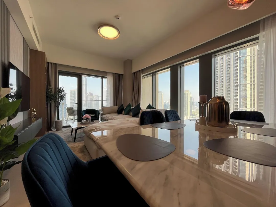 Luxury Burj Royale 4bed With Balcony Burj Khalifa Fountain View - Dubai