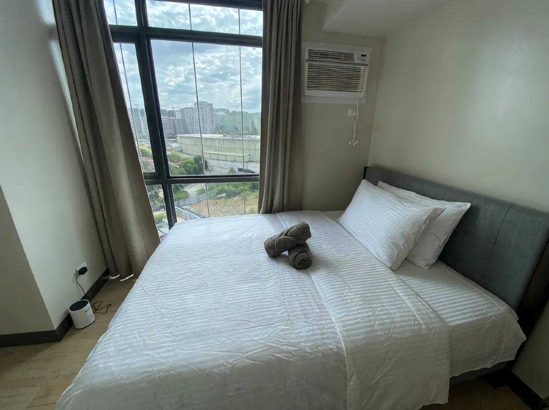2mins To Okada Near Airport & Moa With Balcony -8e - Parañaque