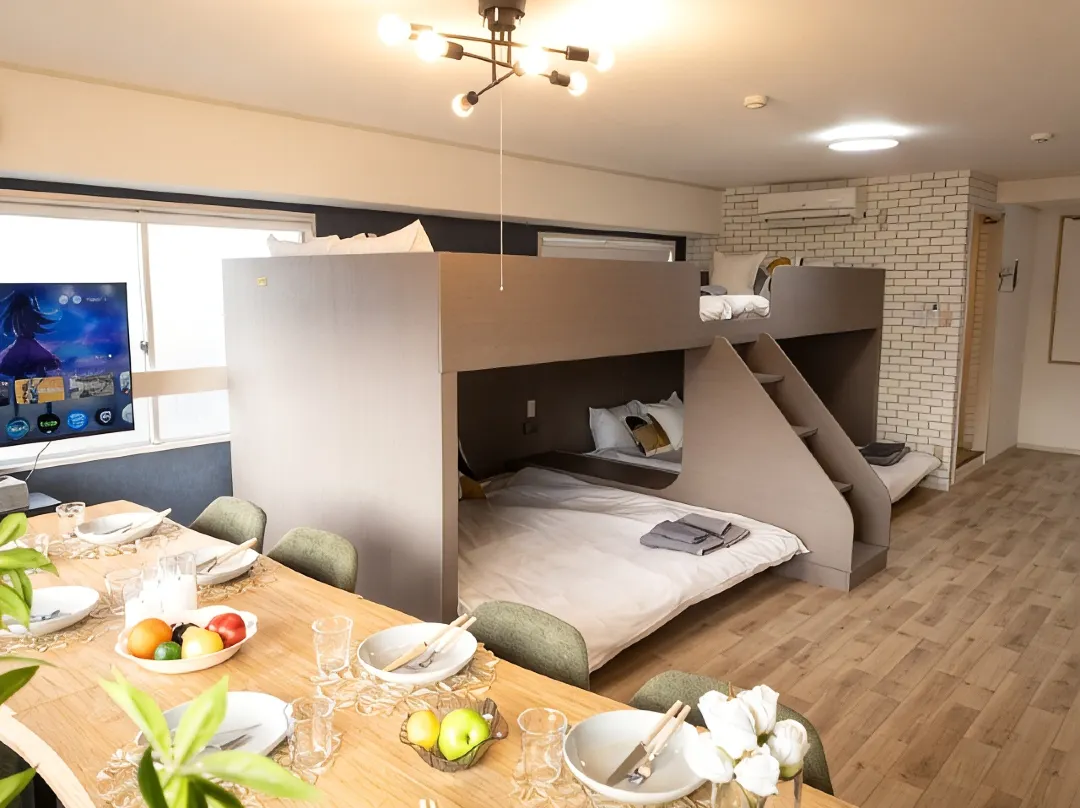 Shinjuku | Maximum 8ppl | Double×2 King×2 | 3-minute Walk From The Station | 42sqm Private | 701 - 澀谷區