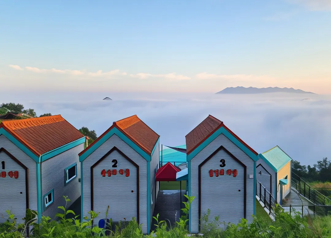 Morning Of Gunwi Mountain Fortress - 남부동