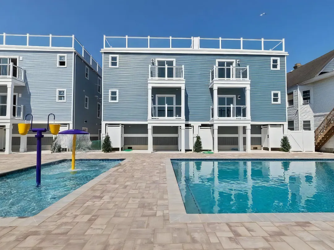 Private Rooftop Deck, Hot Tub, And Clubhouse - Elegant Beach Block Oasis - Stone Harbor, NJ