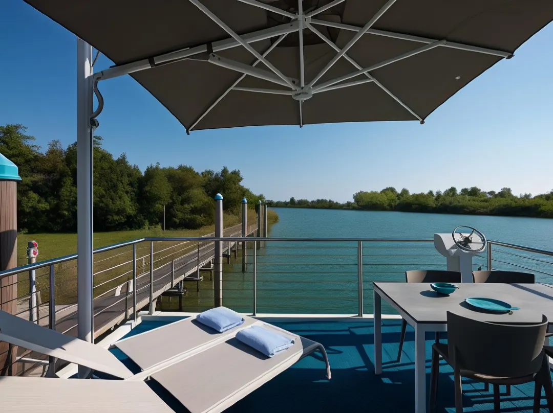Tranquil Marina Azzurra Resort House Boat 2 Bedroom Sleeps 6 - Bibione