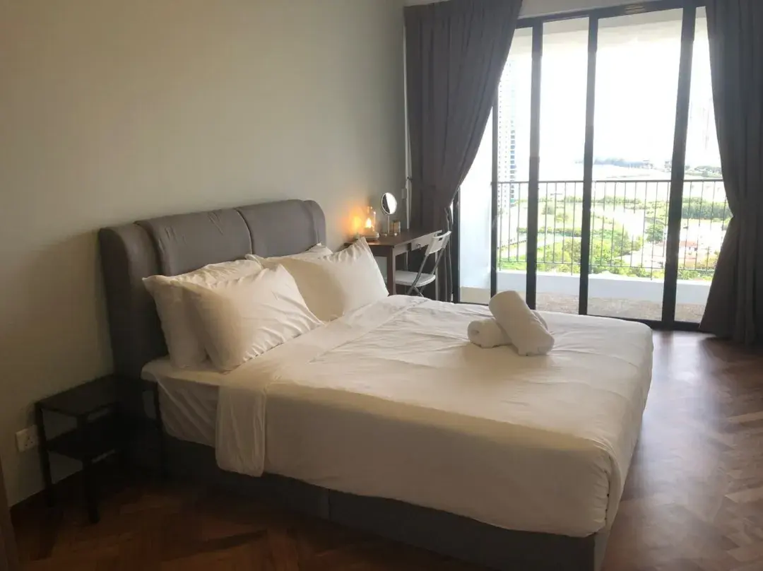 3br Seaview Water Purify Sunrise Balcony 4queenbed - Tanjung Bungah