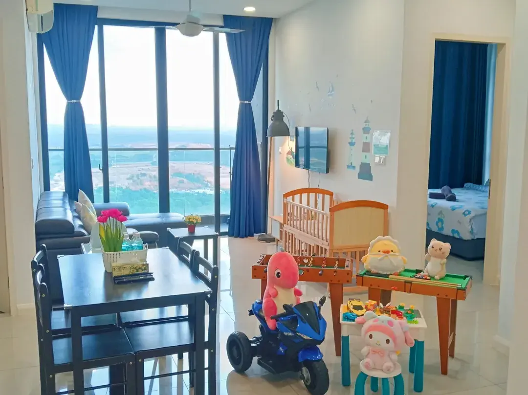 Walk 3min Legoland 8pax Lakeview 2br D'pristine - Gelang Patah