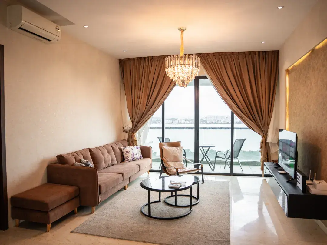 Tasteful Marina View 3br Permas Balcony Seaview - Johor Bahru