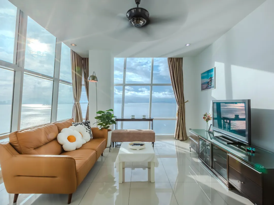 Maritime Seaview Comfy Suite In Penang With Tvbox.pool.wifi - Penang