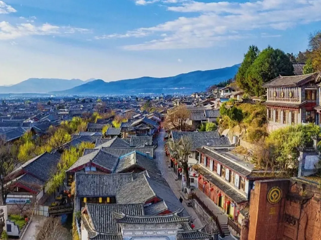 Shylie·ruwan-shiguang View Of The Ancient City Panoramic Beauty Su - Lijiang