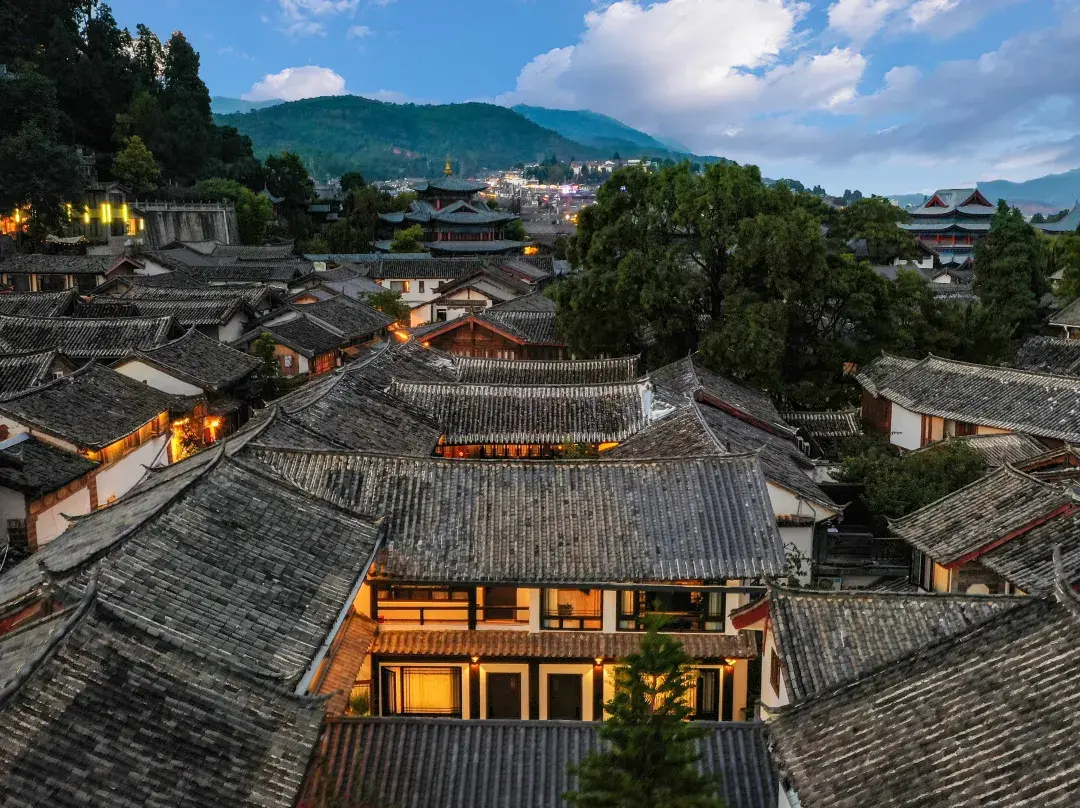 There Are Pines At  The Cloud Is Nowhere To Be Found - Lijiang