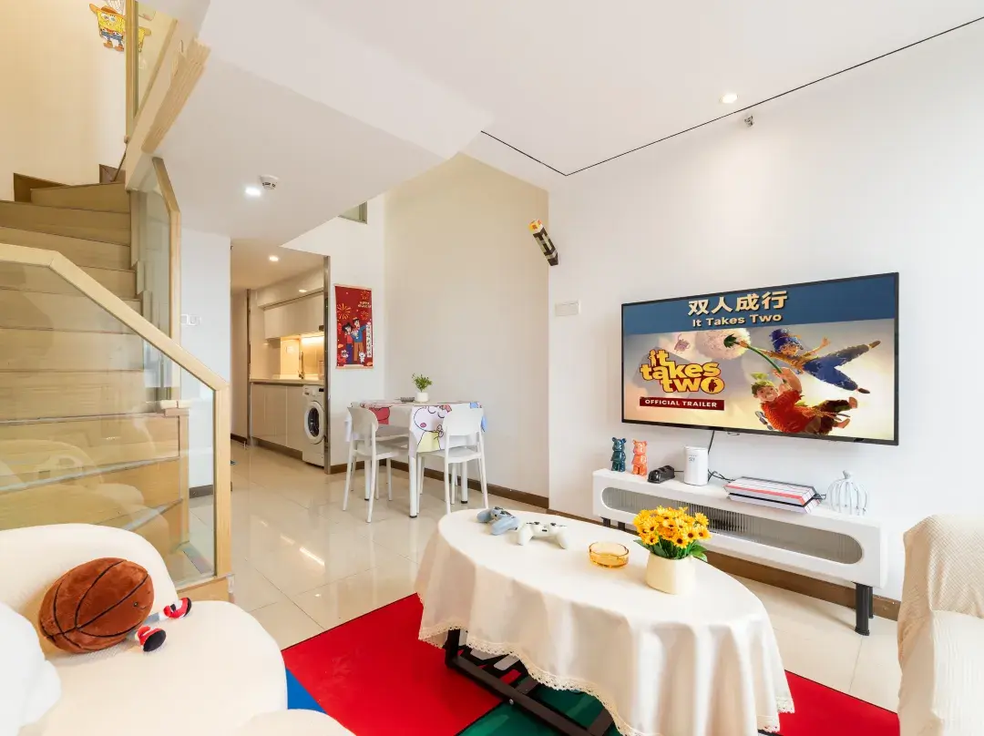 Youchuang Cinema · High Altitude Two-bedroom Loft Homestay - Canton (Guangzhou)