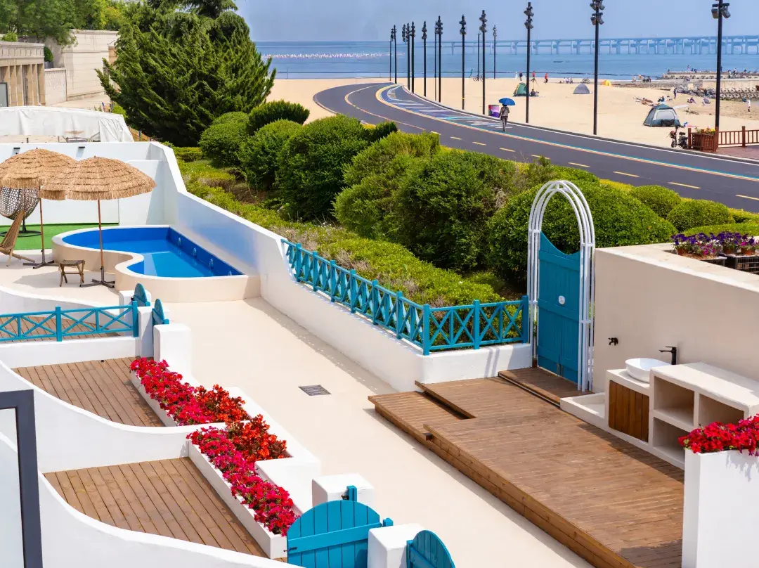 Mediterranean Romantic Seaview Holiday Guesthouse By The Blue Shore - 大連市