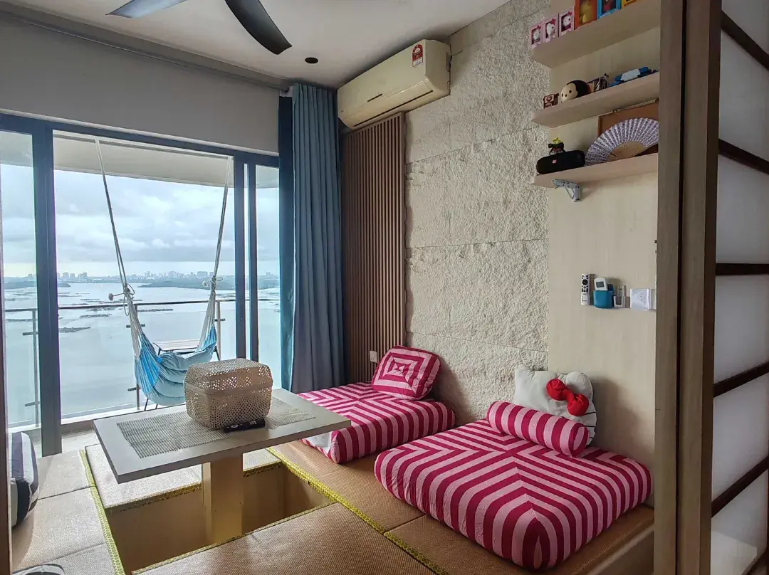 Tatami Design Homestay Beach Sunset Full Seaview @ Country Garden Dangabay - 新加坡