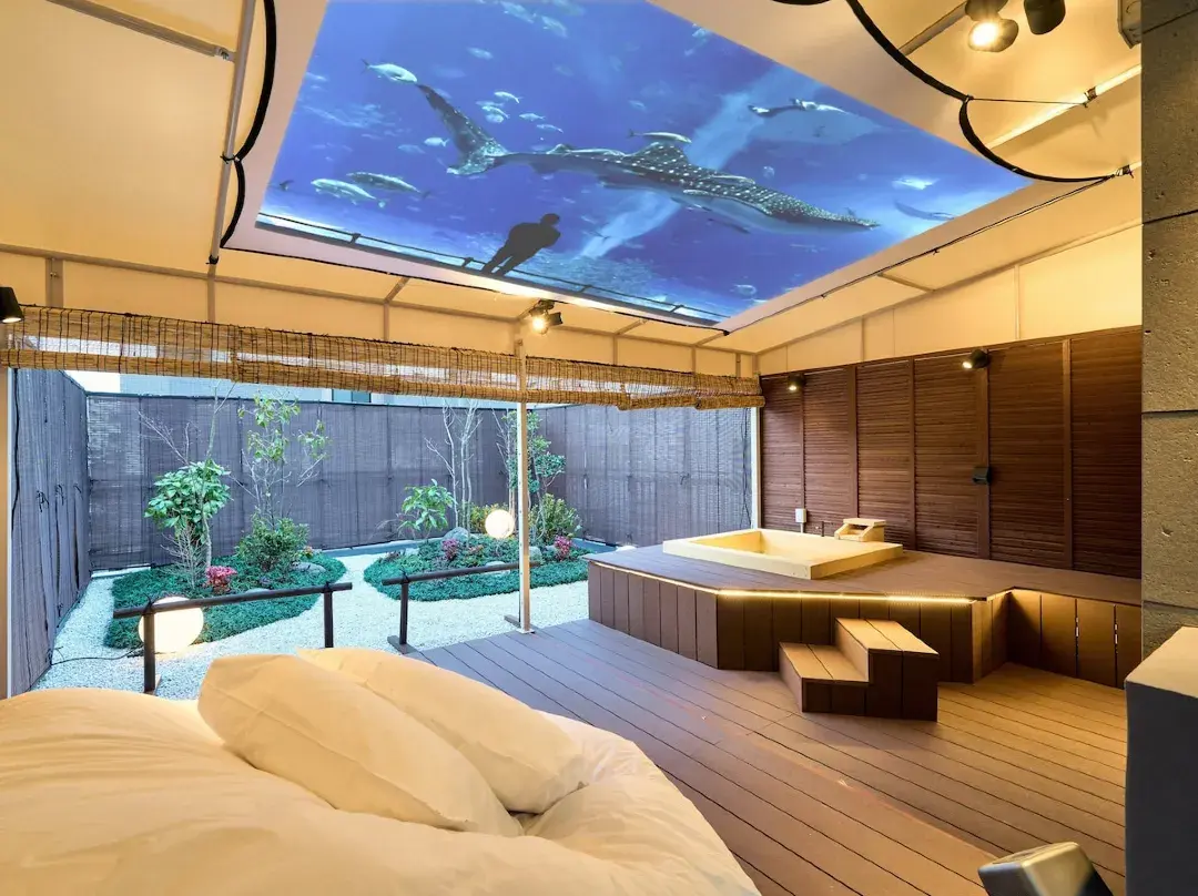 Konjakuso Osaka Bentencho "Okujo-teien" Rooftop Garden - Osaka Prefecture, Japan