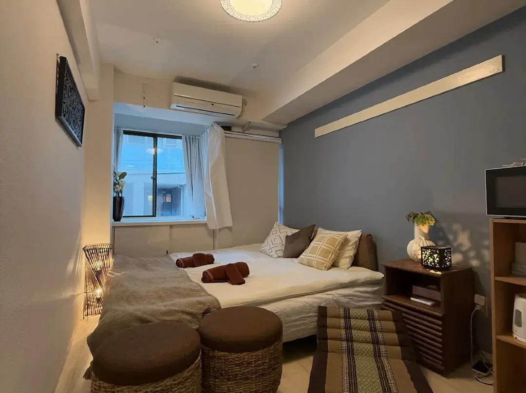 Yotsuya 3-chome Station 7-minute Walk | Bali Resort Style Double Bed Room - Tokyo